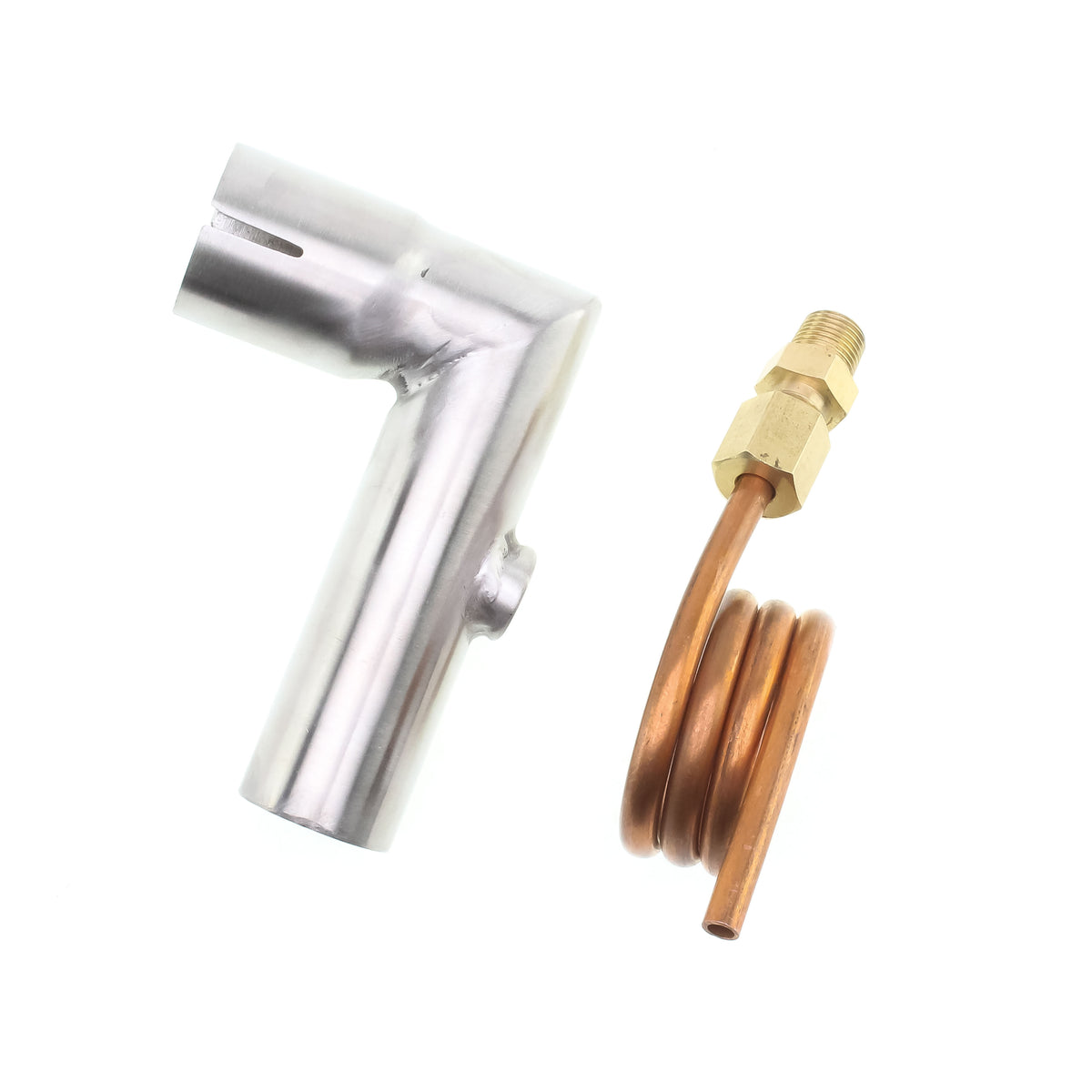 Elbow with Condensation Drain / Water Trap F/M Ø 22mm – HEATPORT