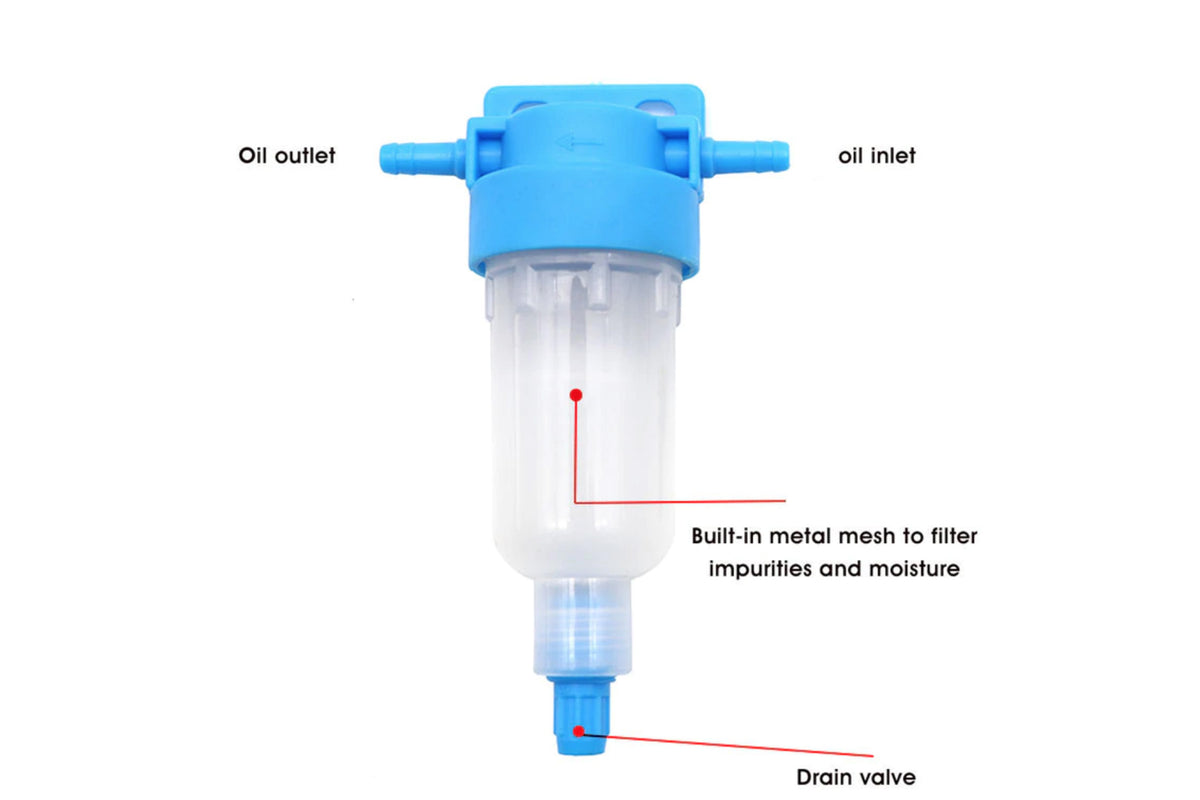 Fuel Filter Horizontal with Drain – HEATPORT